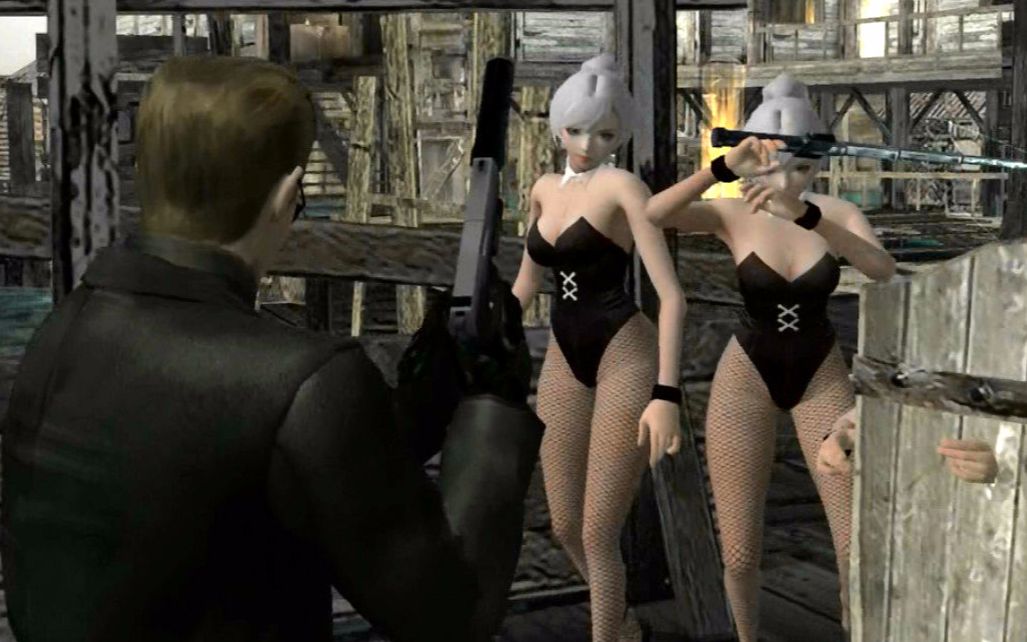 生化危机4HD重制版mod-overhit美女敌人包 小岛