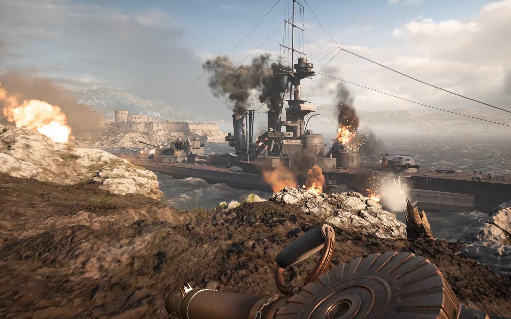 在一战中亲手炮击无畏级战列舰,相当刺激的体验!