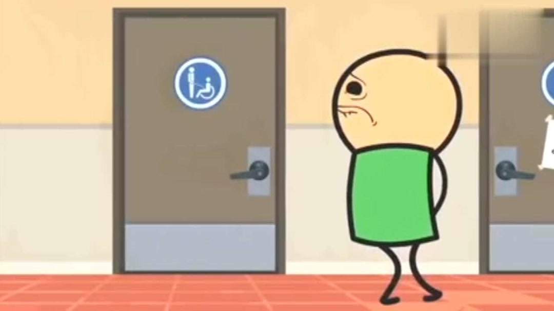 脑洞小动画:残疾人厕所图标你真的看懂了吗?看到最后细思极恐!