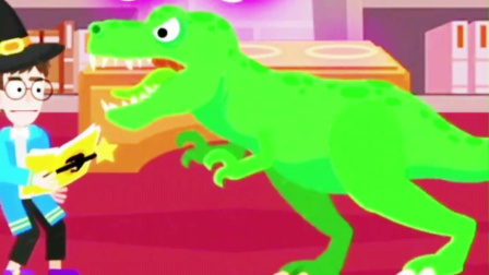 趣味小游戏:快跑,大恐龙来啦