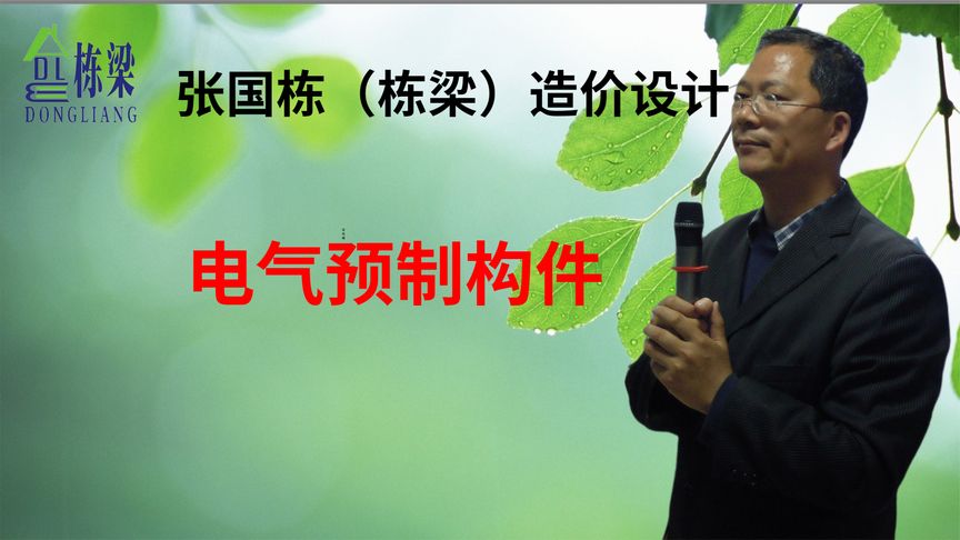 张国栋(栋梁)造价设计:市政、电气预制构件建筑中应用