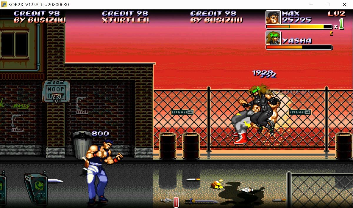 怒之铁拳2X不死猪改版双BOSS一币通关bossrush模式图8(无陷阱)养着...