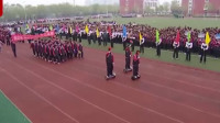 中学生运动会开幕式花式表演:听到喝彩感觉很幸福