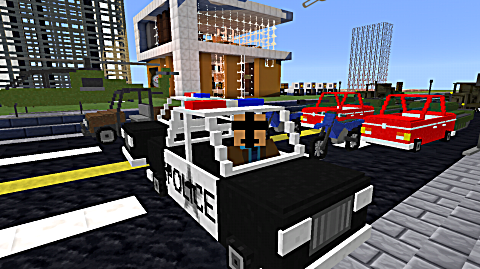 我的世界pe雨轩哒,0.15.x汽车模组,飞机坦克警车威武霸气