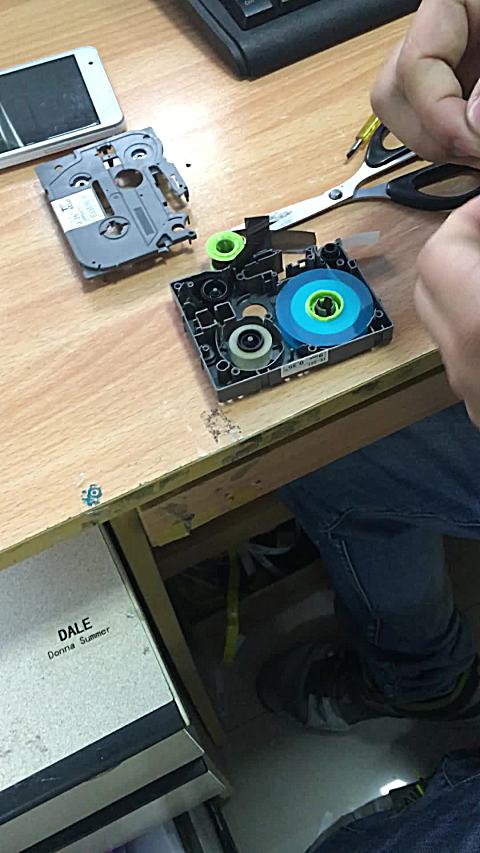 兄弟标签机国产色带的拆解与维修高清