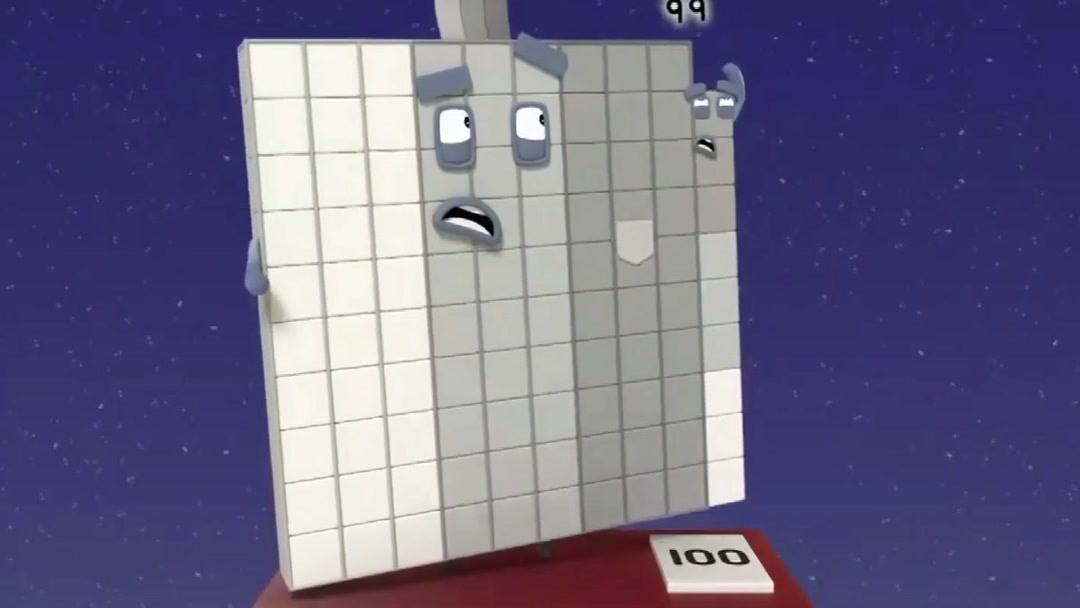 数字积木 搞笑动画:怎么还少了一个 小1你跑哪去了?