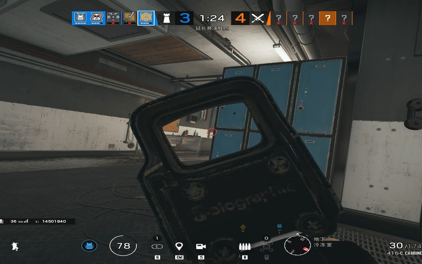 脑癌晚期的彩虹六号玩家操作实录