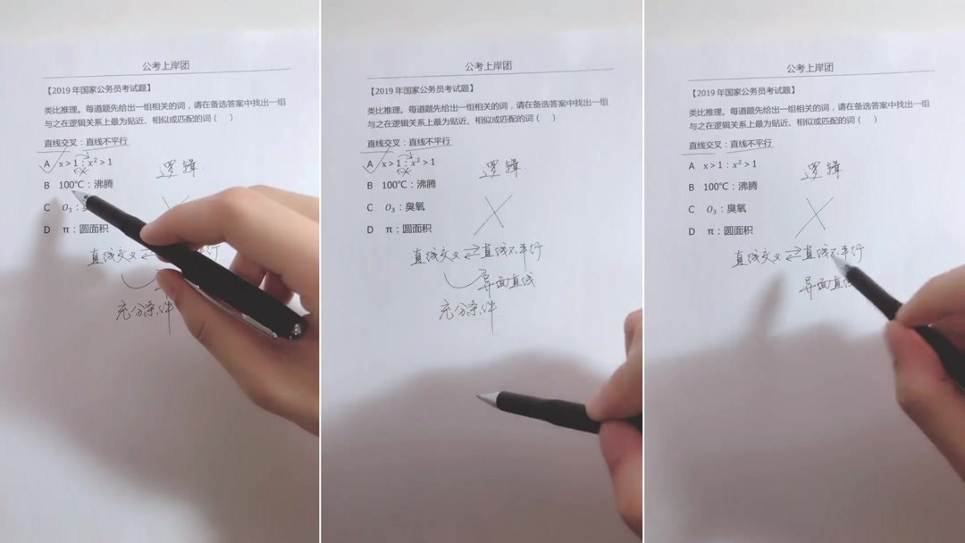 类比推理题的核心方法就是理清逻辑关系