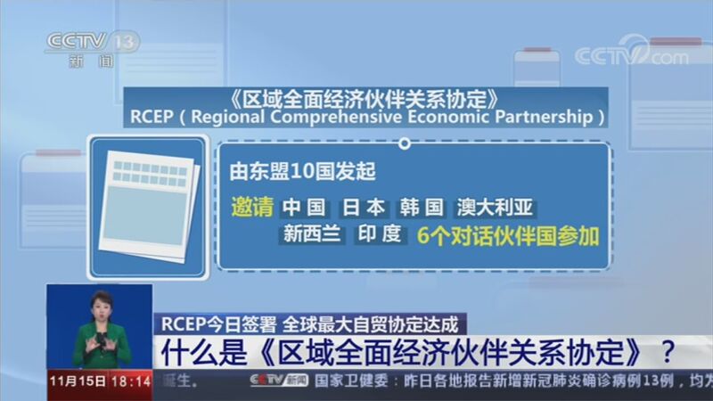 [共同关注]RCEP今日签署 全球最大自贸协定达成 什么是《区域全面...