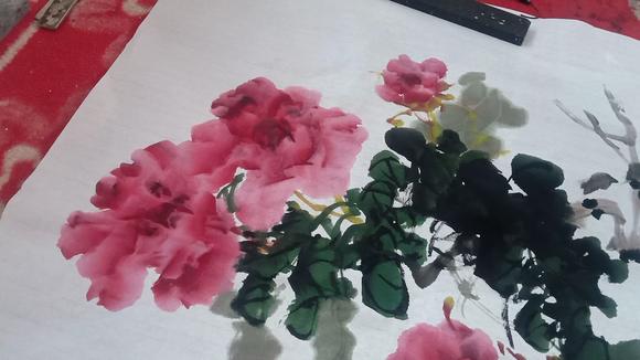 我是这样画写意牡丹的,大家看效果如何?