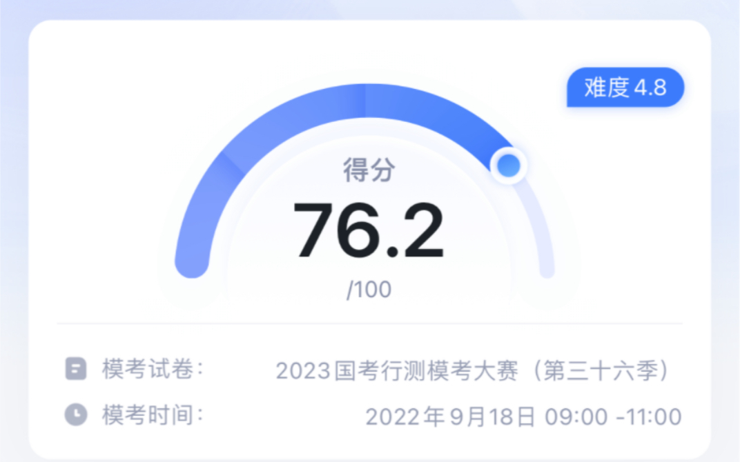 【考公】三十六季模考行政执法岗位 记录第一次70分嗷!