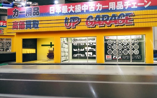 日本模型场景,亚克力模型建筑1/64中古车房,魔都模型出品,欢迎欣赏