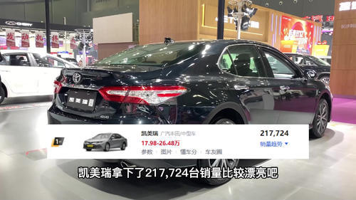中型轿车,我一定会选这5款!2021全年销量最高,16万起香