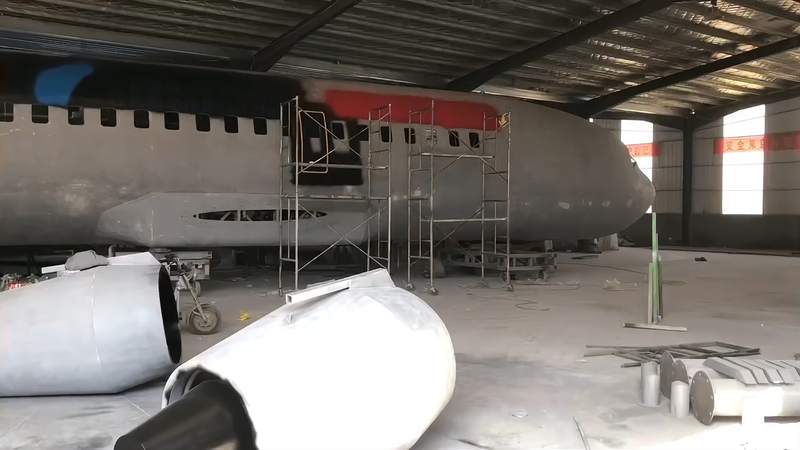 学院定制航空模拟舱制作过程