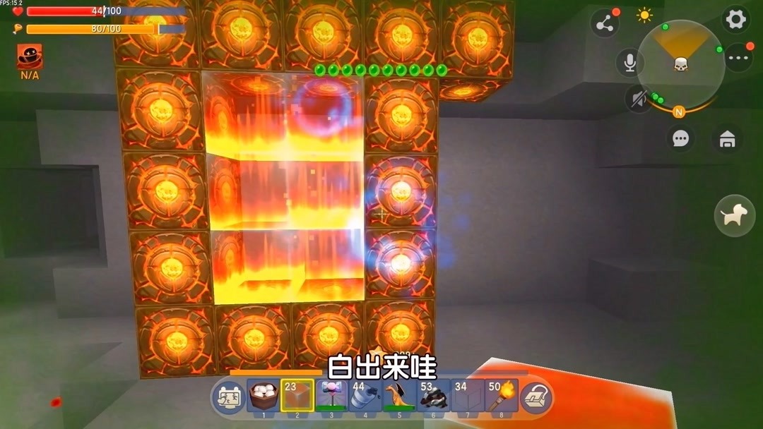 迷你世界:地心门竟然没法形成,哪里错了?