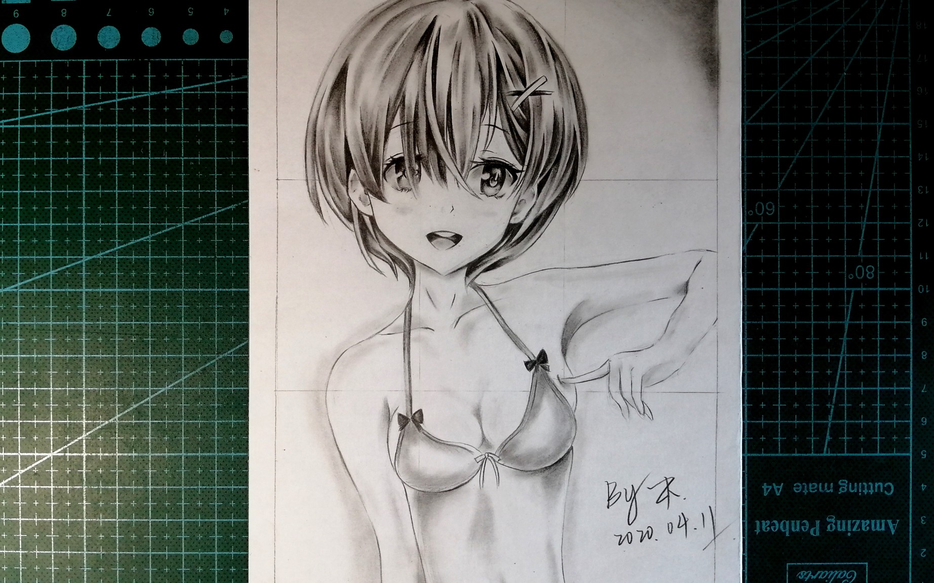 [铅笔临摹/蕾姆]绅士选得好,封面少不了