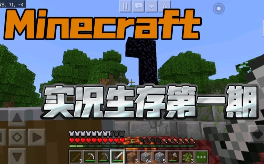 我的世界实况生存第一期,牛某游戏。这种子无敌了。