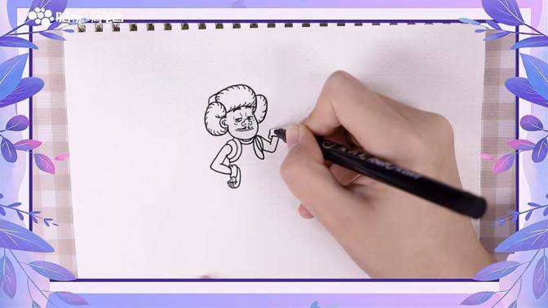 光头强简笔画怎么画