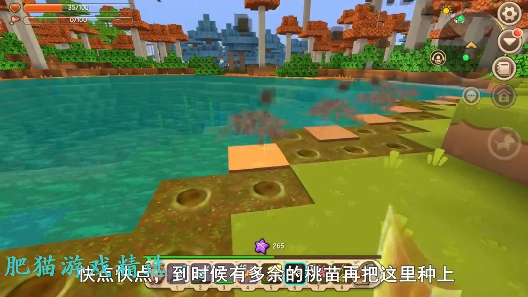 迷你世界游戏精选:出门去找桃树苗