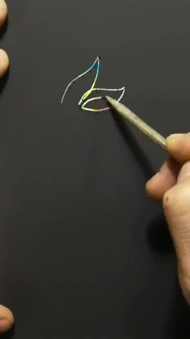 用简单的画法教大家画兔子 创意简笔画