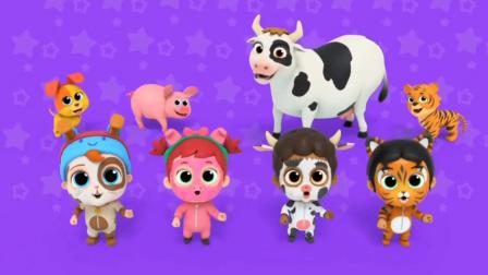 超级宝贝JOJO:老师把宝贝们涂成大花脸,模仿各种小动物~