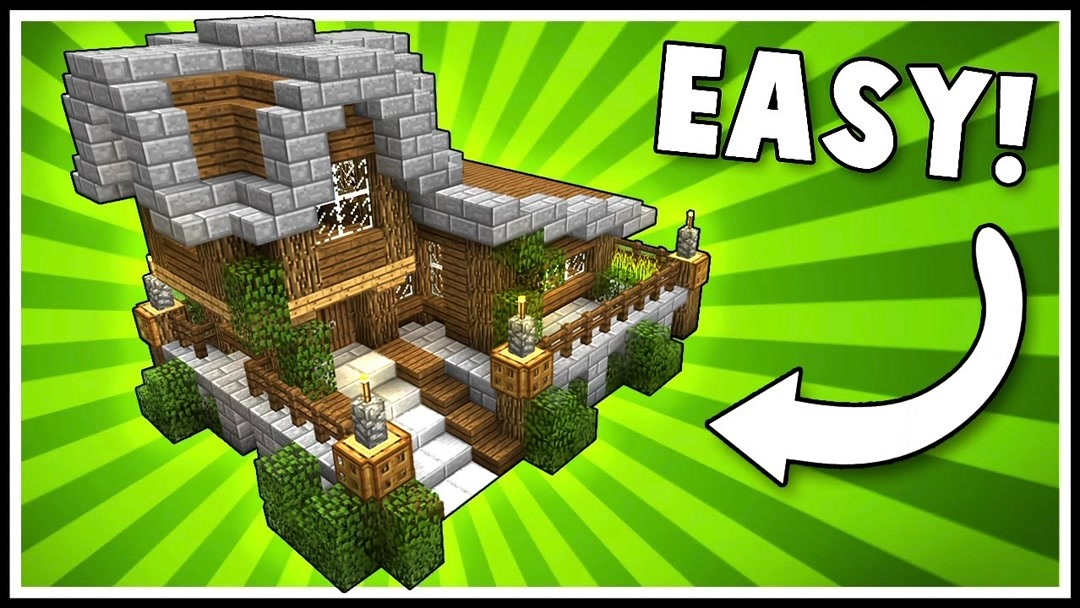 简单时尚的求生之家模型!我的世界