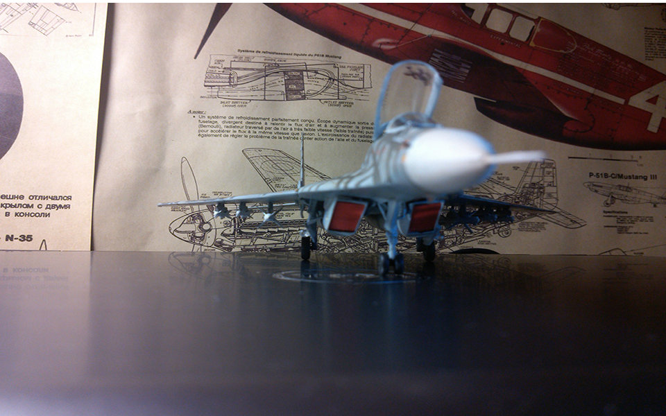 带你看模型制作过程之田宫MIG-29