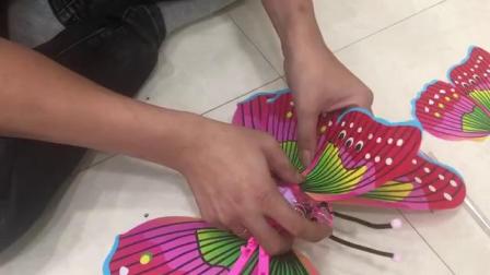 电动音乐蝴蝶棒组装视频