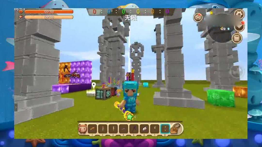 迷你世界:解锁最新武器,能量大宝剑对决激光刀