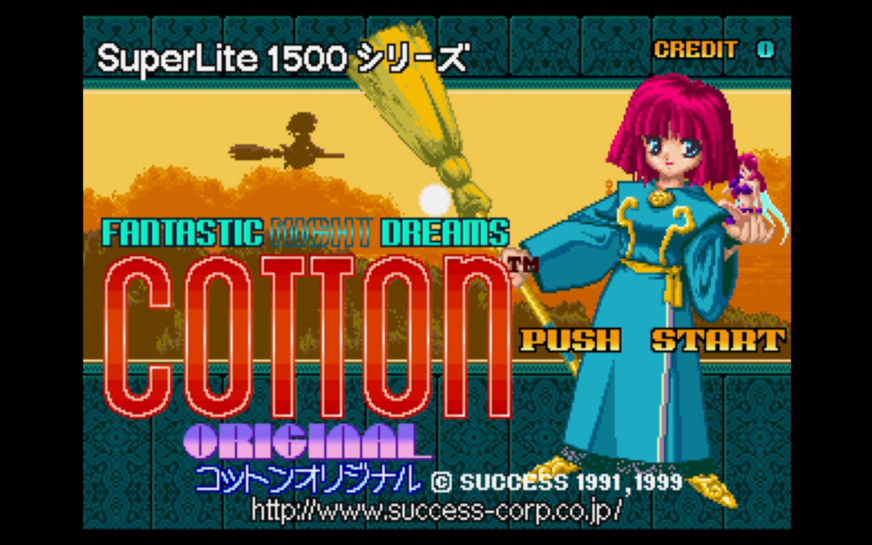 PS3向后兼容PS1游戏演示 (Cotton Original)