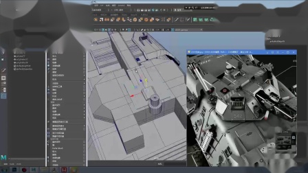 24.高模制作一丨MAYA次世代装甲车完整制作流程丨MAYA高模+低模+...
