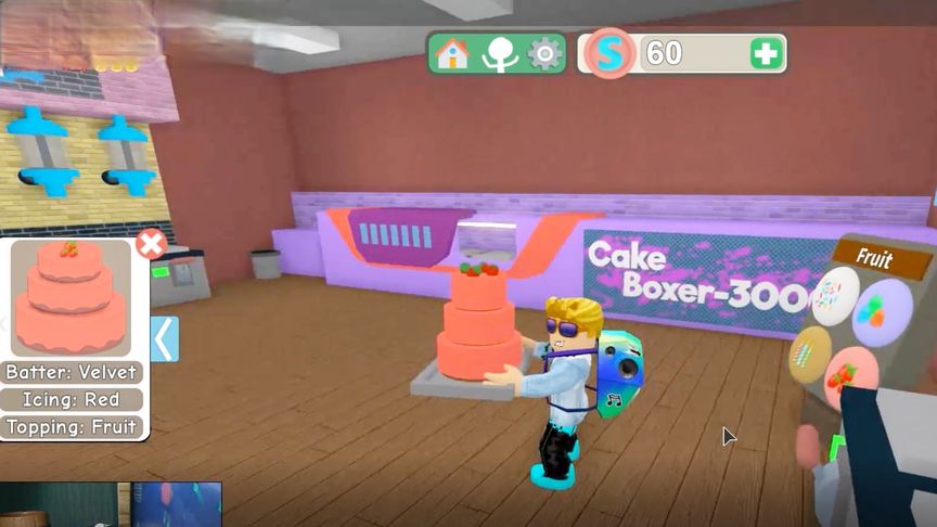 roblox“蛋糕模拟器”波波仔解说:蛋糕师波波仔的草莓蛋糕想吃吗