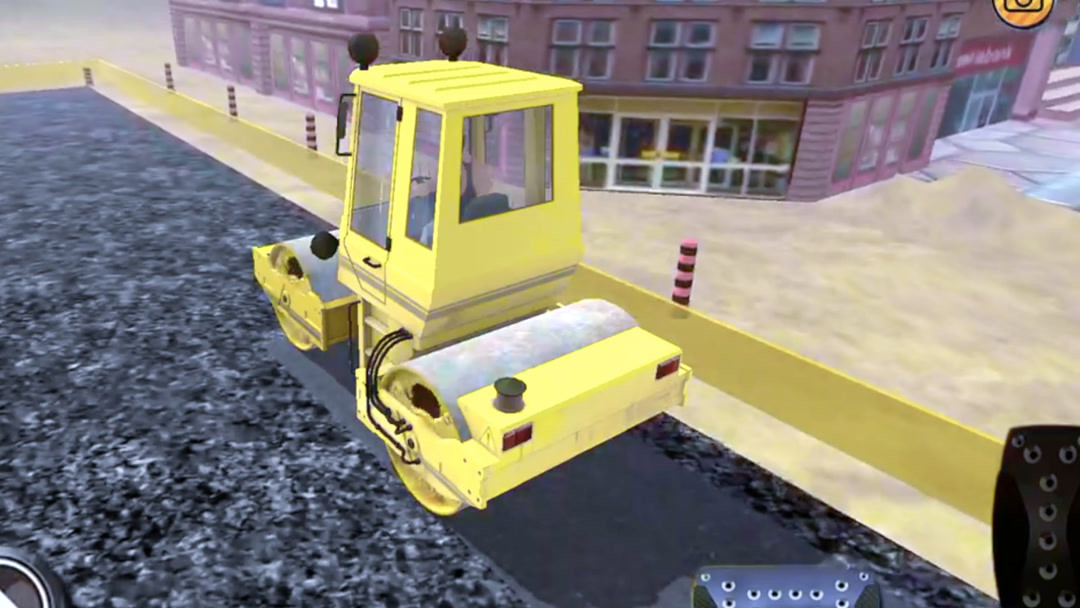 工程车,压路机模拟修建公路,工程车驾驶模拟器游戏