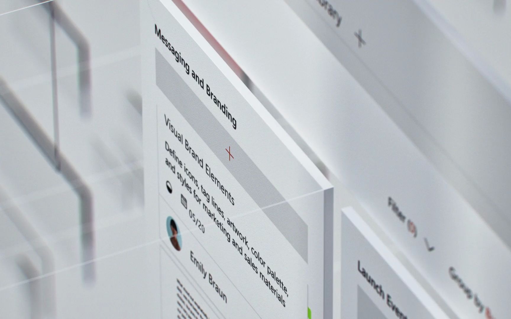 C4D【打开脑洞】Microsoft C4D粒子UI界面交互宣传片