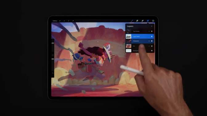 Procreate 官方教程 如何使用图层蒙版
