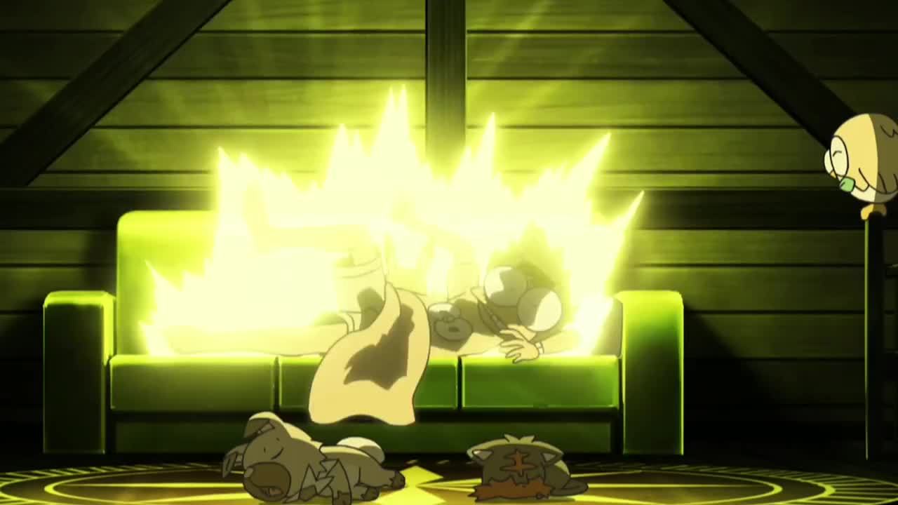   小智遇上劲敌,大战三百回合分不出输赢#宠物小精灵 #皮卡丘 #冬日...