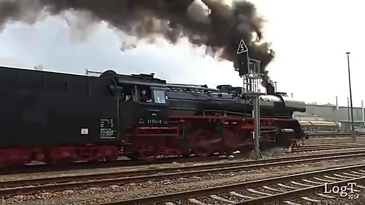 蒸汽火车动力传动结构,种类不少