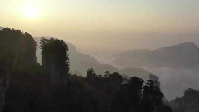 湖南张家界:武陵源秋色美