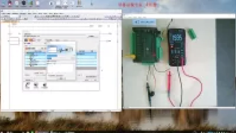 陆杰科技国产PLC工控板三菱FX2N模拟量输入怎么用怎么接线