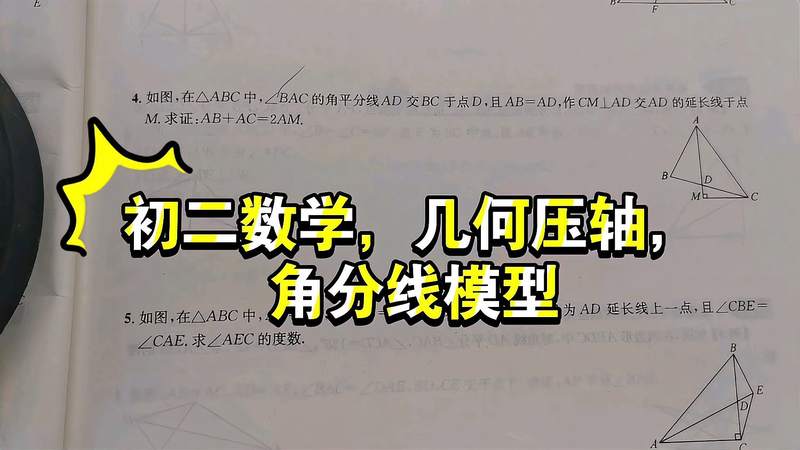 初二数学,几何压轴,多听几遍