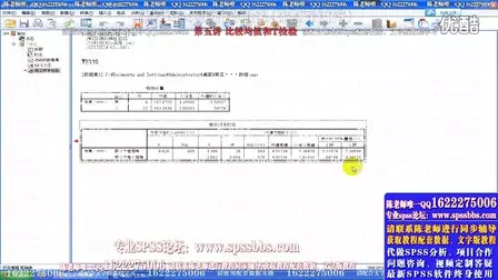 【陈老师spss系统实操培训教程】第五讲(视频16)spss比较均值和T检验