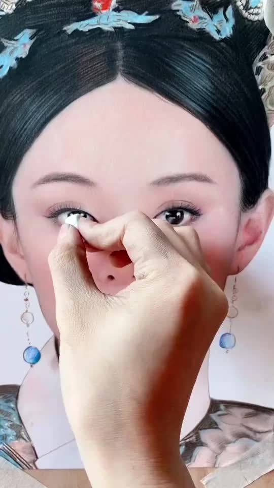 应粉丝要求多画,甄嬛传古装服饰不容易画,这样你喜欢吗?
