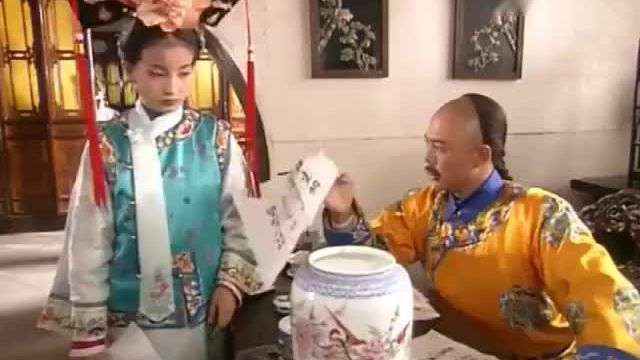 还珠格格:小燕子作诗,把皇上气的要命,纪晓岚瞪着眼看满是尴尬
