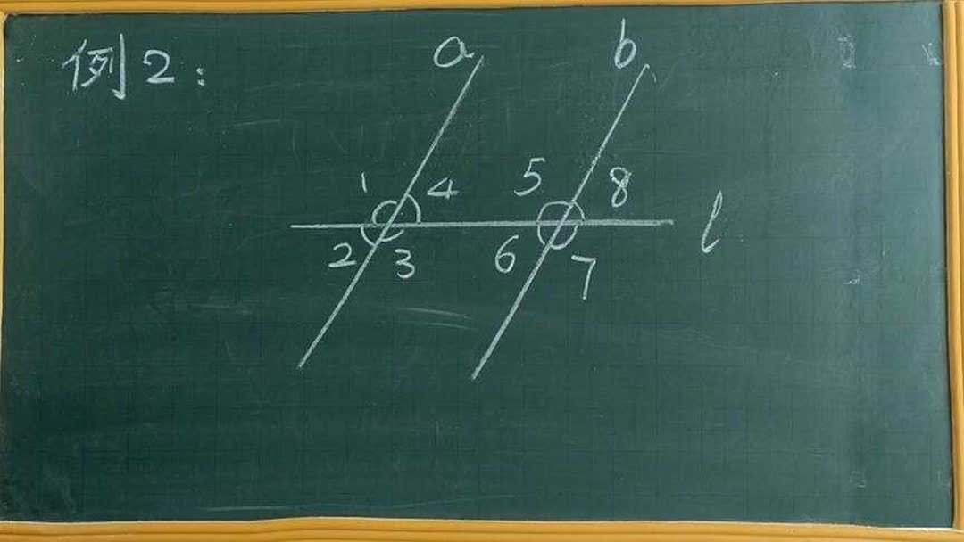七年级数学下册同位角同旁内角内错角的例题解析