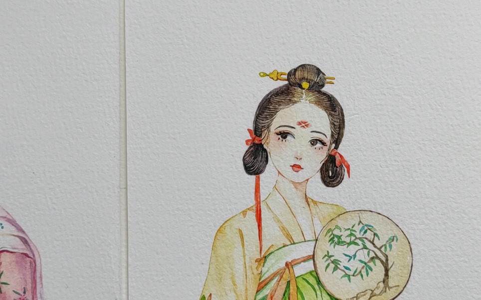 分享最近 画的汉服小姐姐 有想看绘画步骤的吗⊙∀⊙!