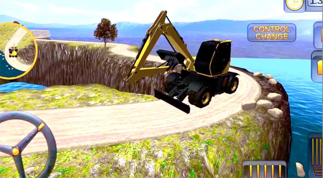 户外驾驶挖掘机,工程车模拟器游戏