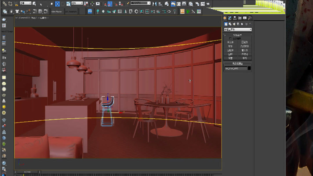 室内设计,3dmax渲染教程,场景夜晚灯光