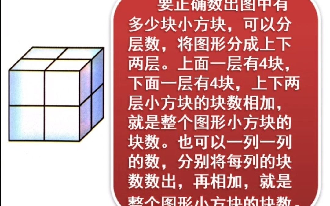 数数块数(一)-小学二年级数学下册思维题(第16集)