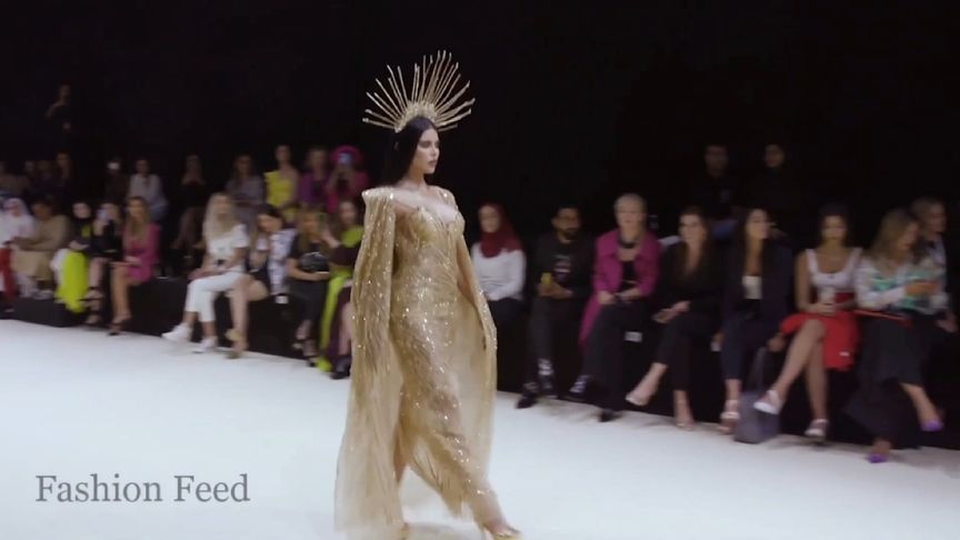 丰满妖娆,性感苗条,具有艳后风范的模特秀场