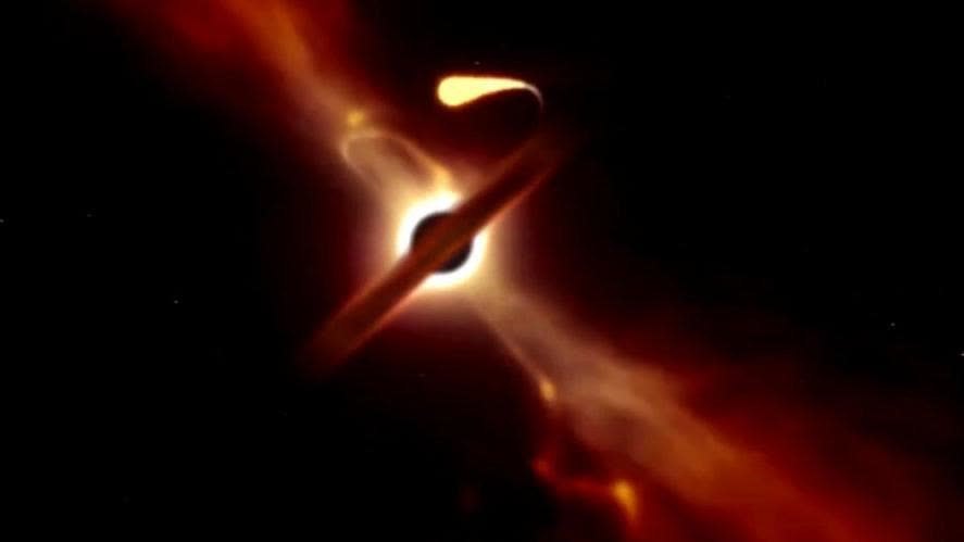 中国团队发现罕见天文现象,双黑洞吞噬恒星,10万年才发生一次